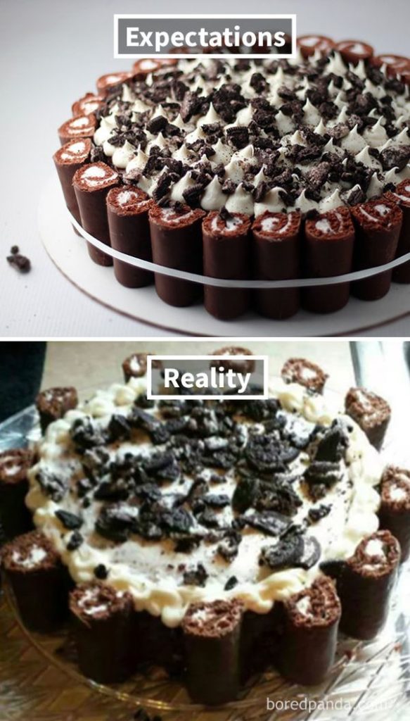 Expectations Vs Reality: 100 failed attempt to make a cake – FunnyFoto ...